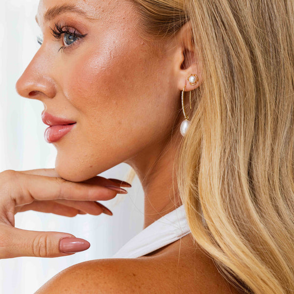 Eleanor Pearl Drop Earring | Love Story Atelier